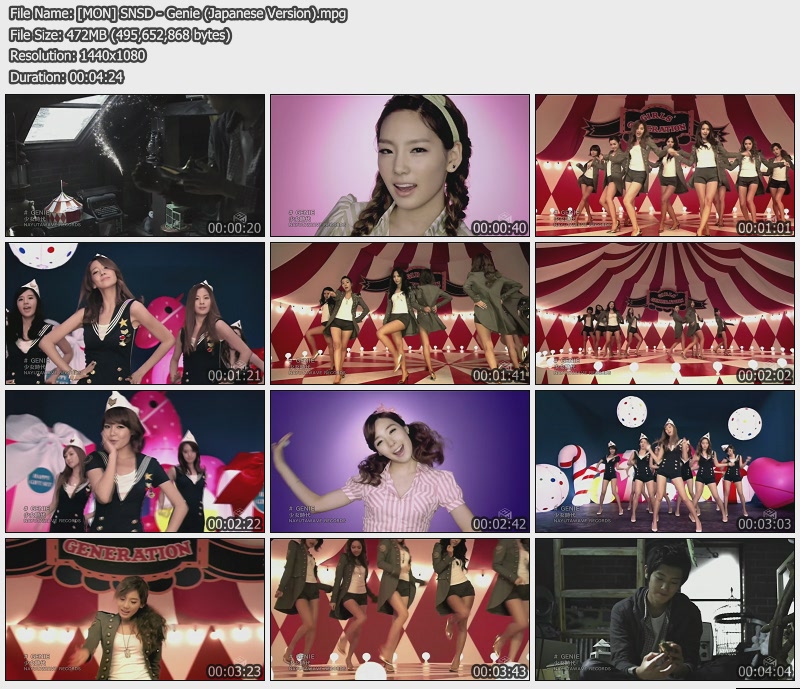 SNSD / Girls' Generation - Genie (Japanese Version) (M-ON)